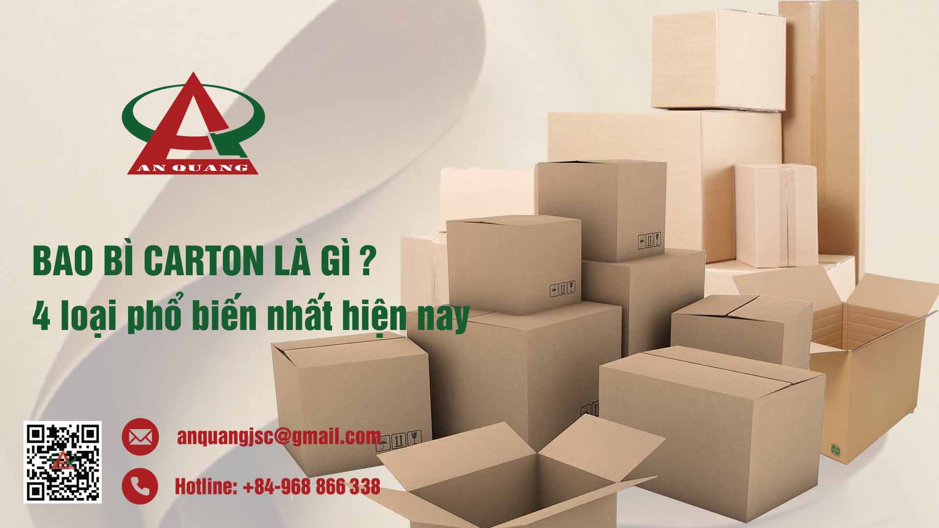 Bao bì Carton là gì? 4 loại phổ biến nhất hiện nay